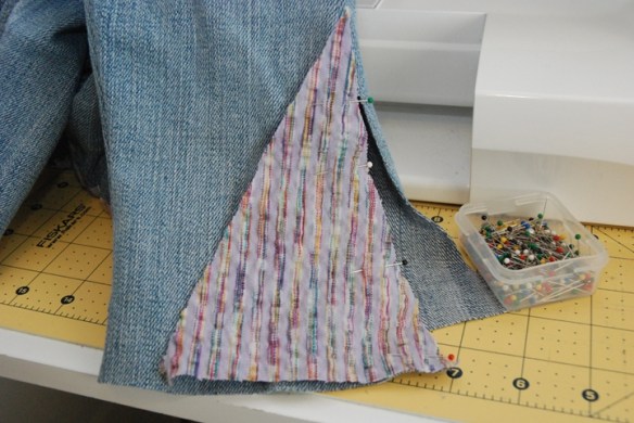 Tutorial: Making Bell Bottoms From Regular Pants | you and mie