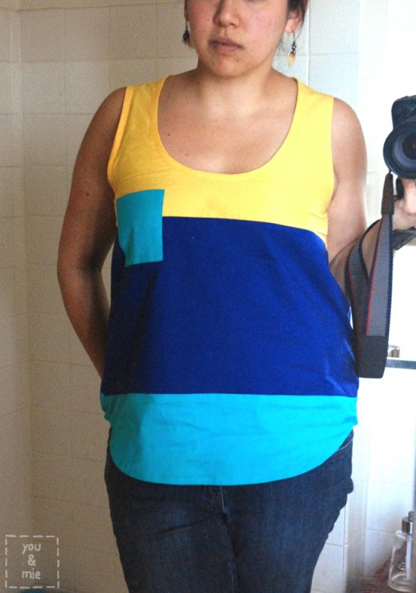 Color Blocked Wiksten Tank | you and mie