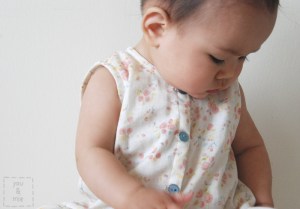 A Floral Baby Dress and a tutorial | you and mie