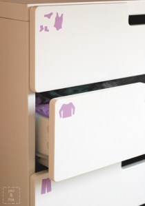 i-know-where-it-goes drawer stickers | you and mie